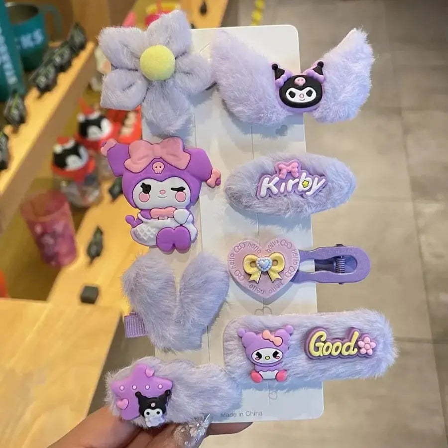 Cute Kawaii Hair Clips - Set of 8 Adorable Styles – Sparkles